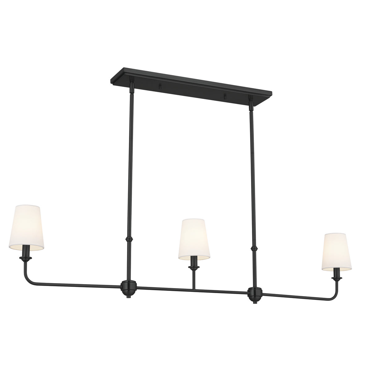 Kichler Canada - Three Light Linear Chandelier - Pallas — Union ...
