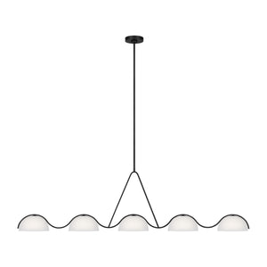 Visual Comfort Studio Canada - Five Light Linear Chandelier - Nido ...