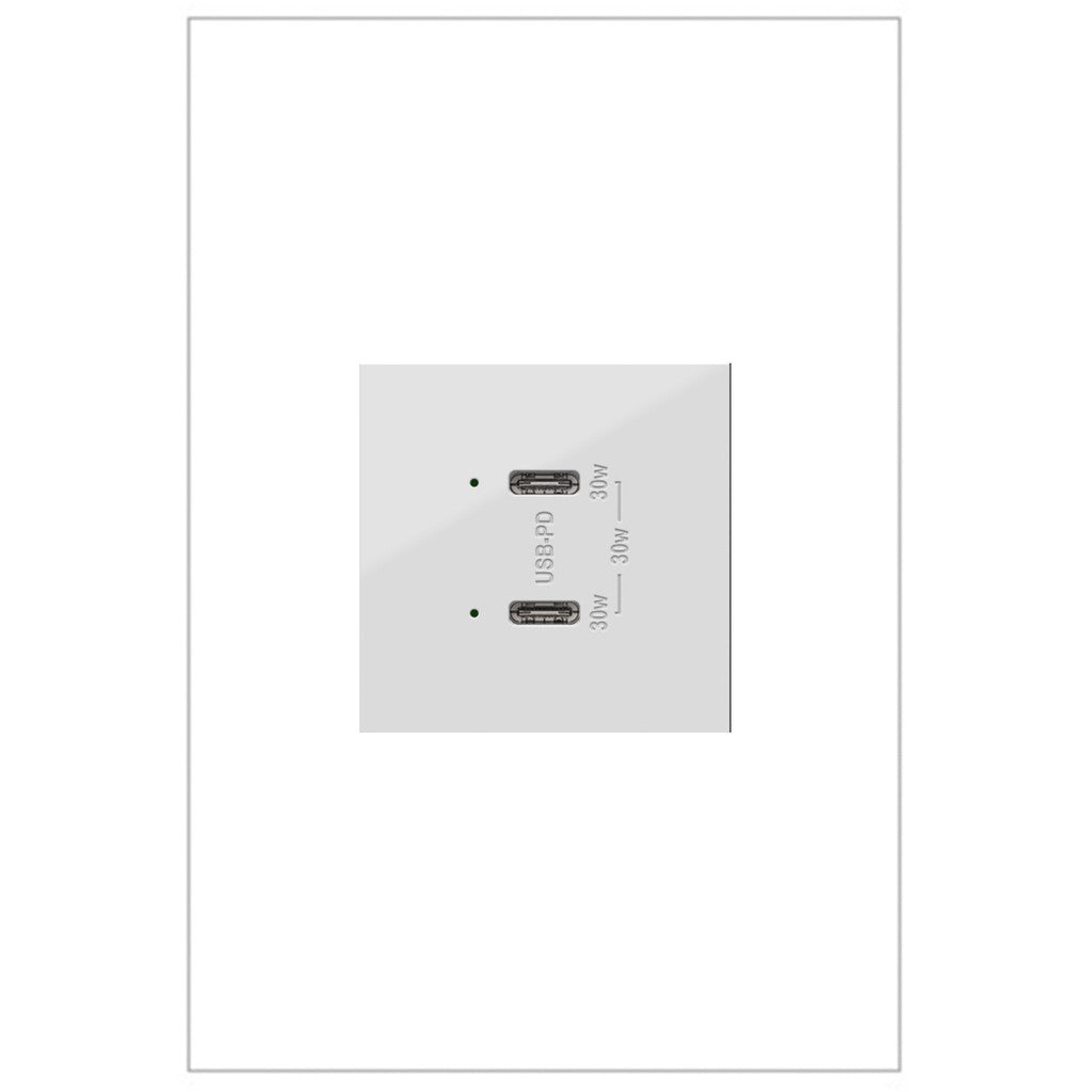 Legrand Canada - Ultra-Fast Plus Power Delivery USB Type-C/C Outlet ...
