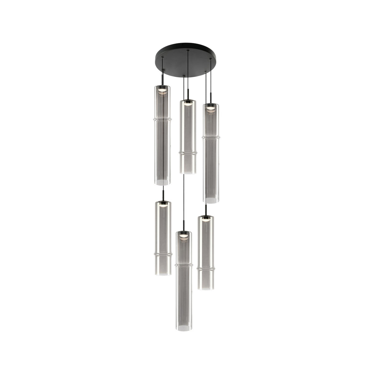 Matteo Canada - Six Light Chandelier - Bambu — Union Lighting & Decor