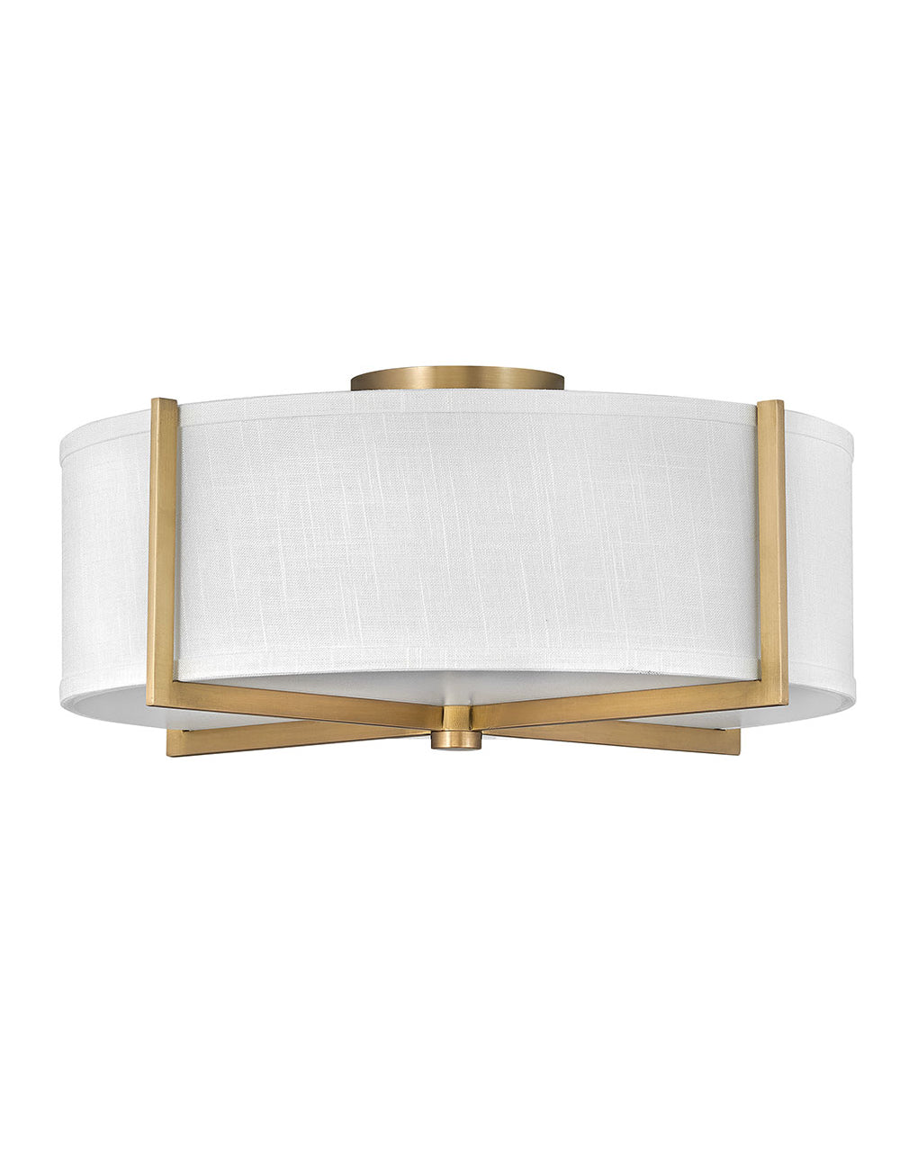 Hinkley Canada - LED Semi-flush Mount - Axis Off White — Union Lighting ...