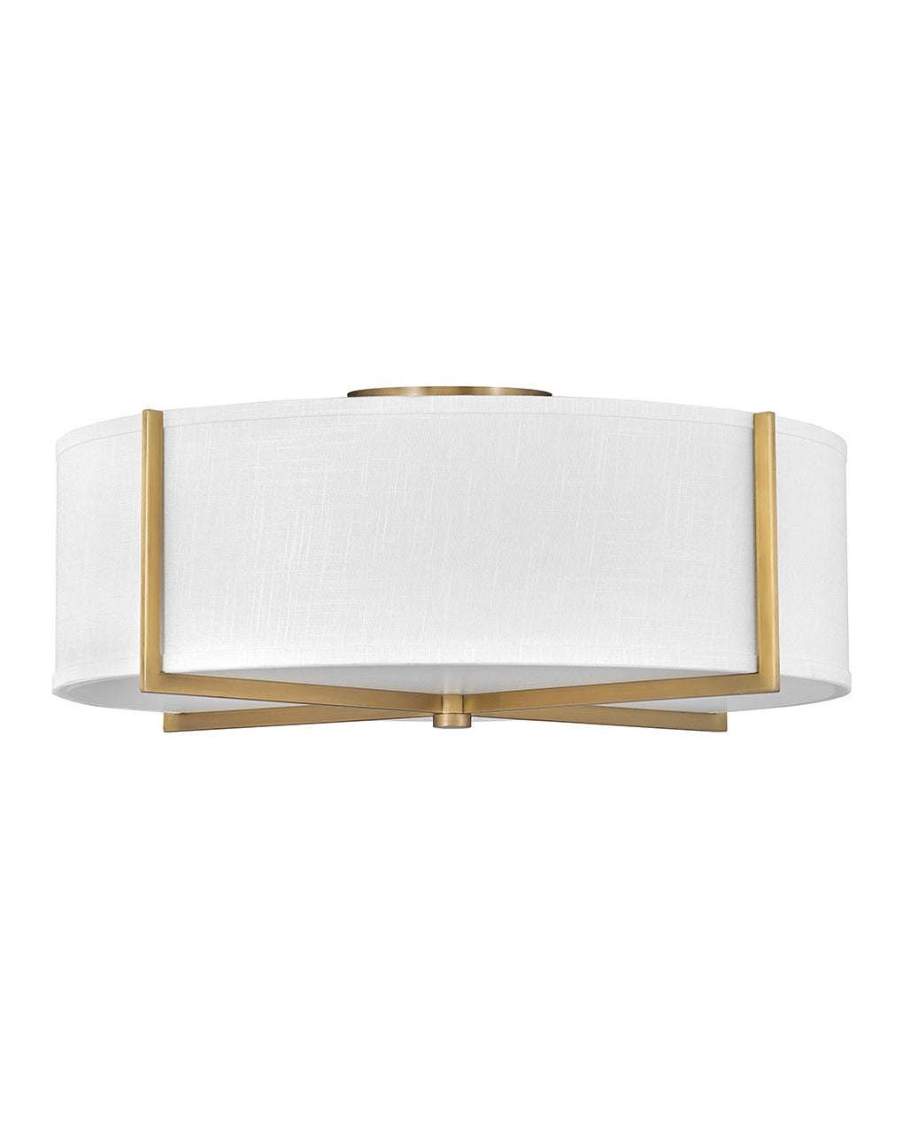 Hinkley Canada - LED Semi-flush Mount - Axis Off White — Union Lighting ...